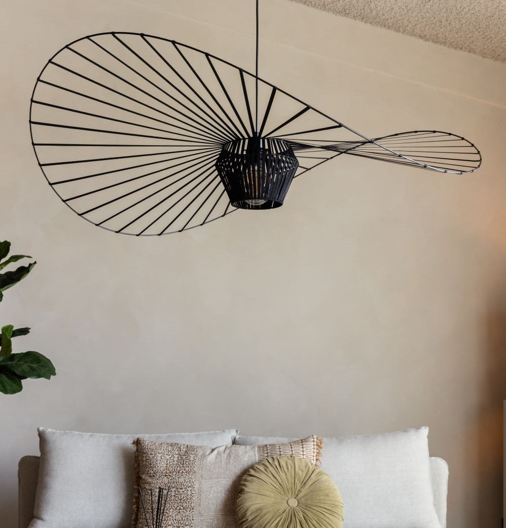 Hoedlamp Zwart - Design Hanglamp - 80 cm – Taveo